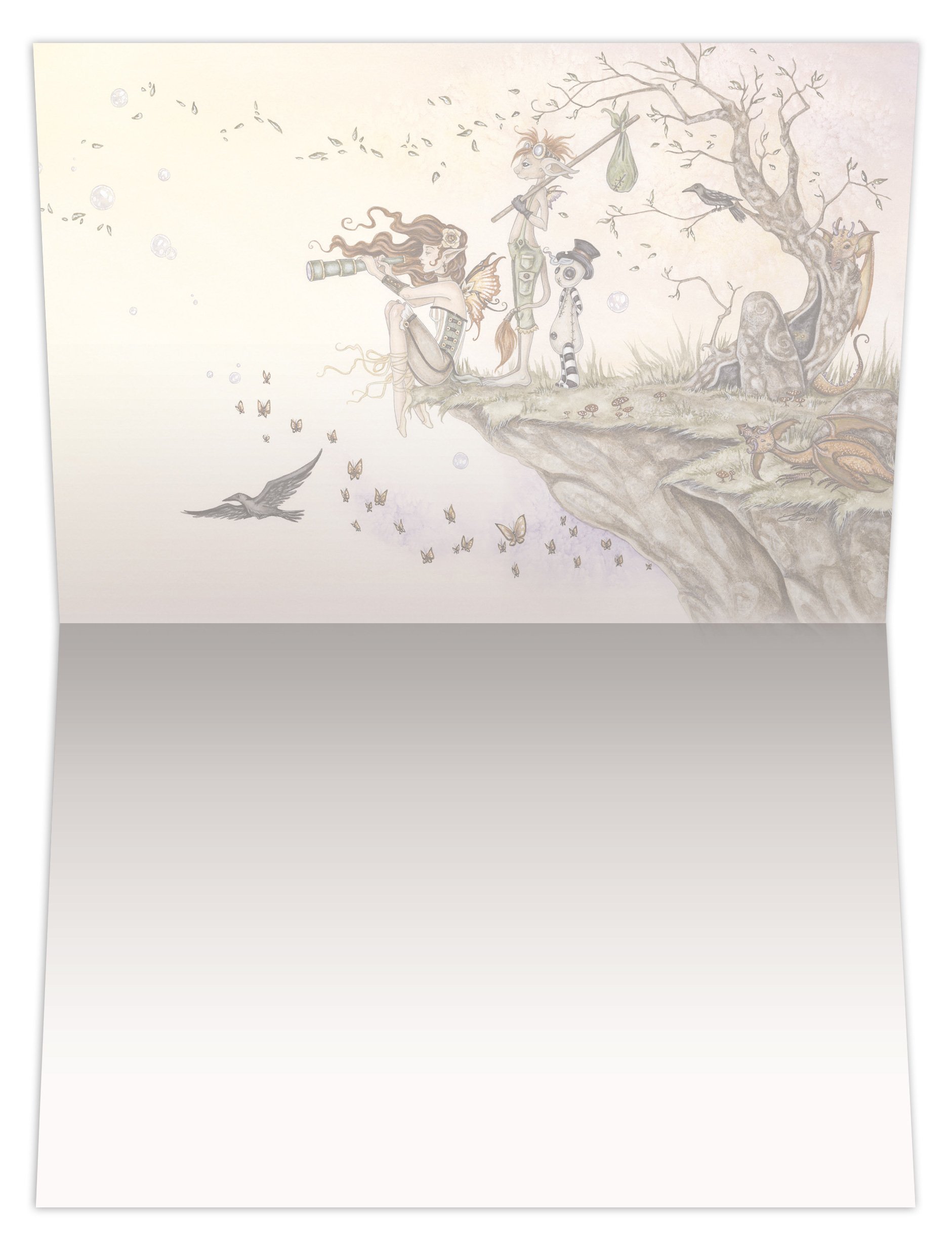 Mua Tree-Free Greetings EcoNotes 12-Count Blank Notecard Set with ...