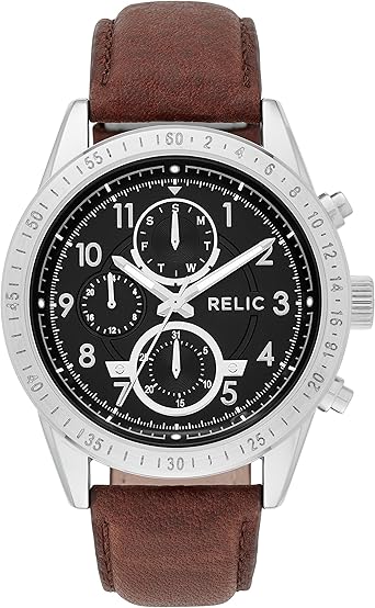 Relic by Fossil Mahoney Reloj casual de cuarzo para hombre, de metal y ...