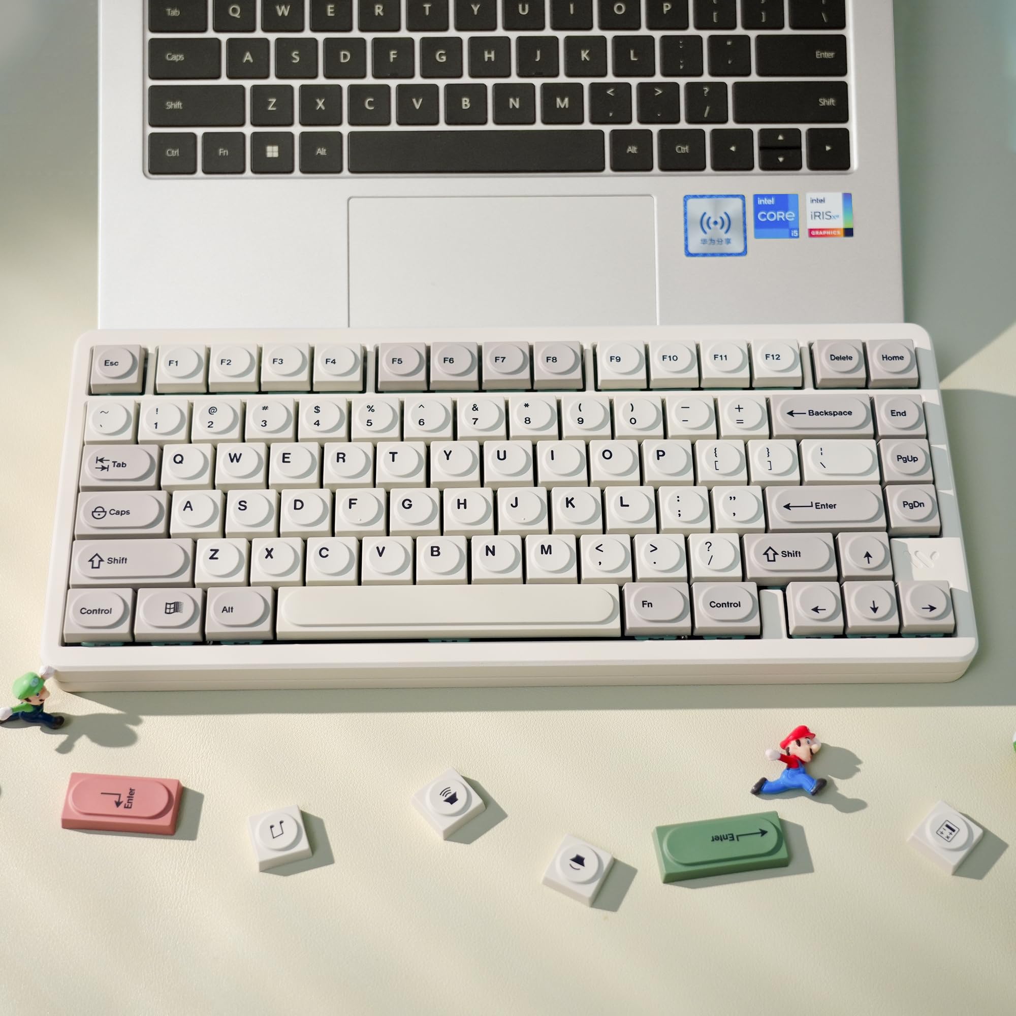Mua Womier Retro Keycaps, PBT Keycaps 60 65 75 100 Percent, Building ...
