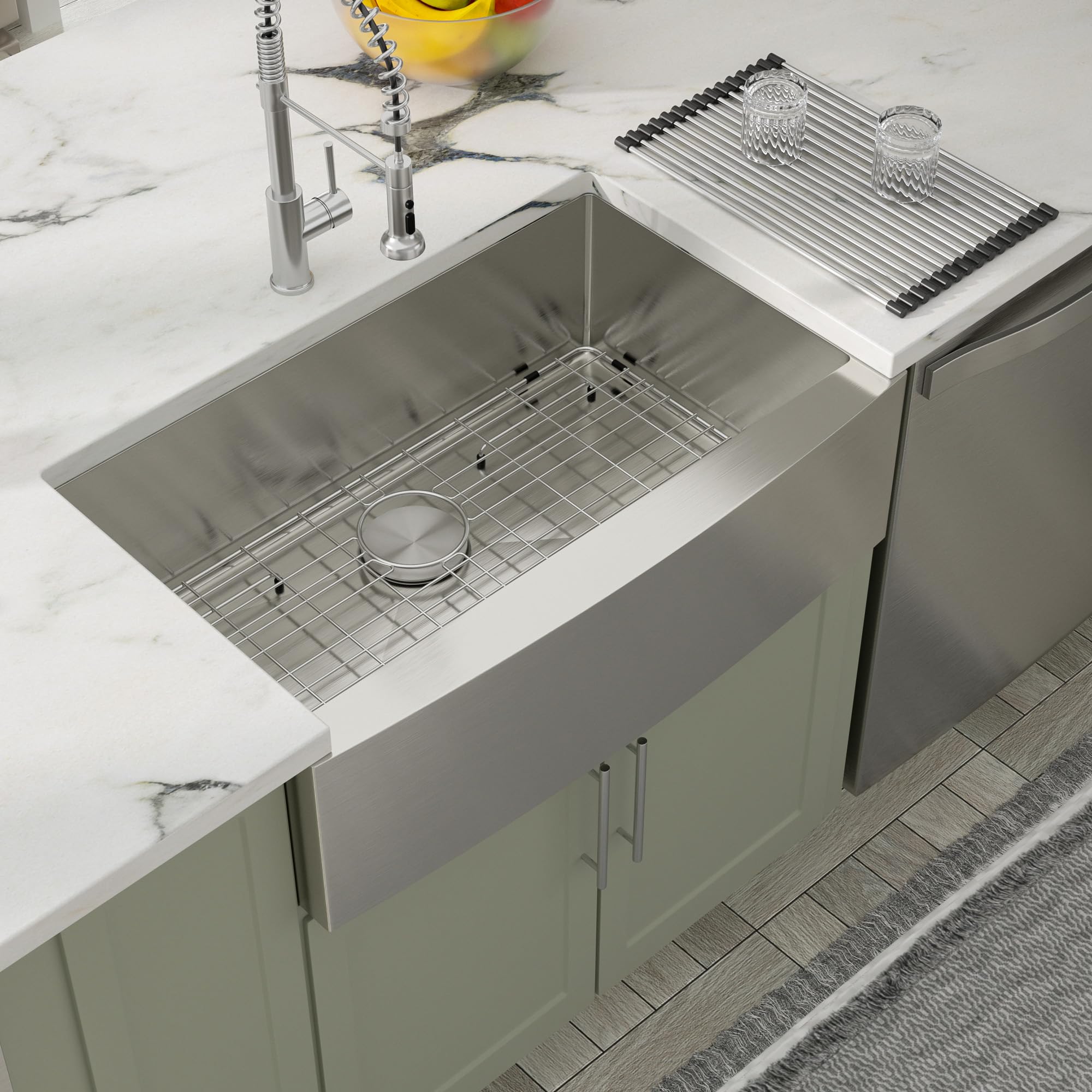 Mua Dcolora 36 Inch Farmhosue Sinks Stainless Steel Single Bowl Farm ...