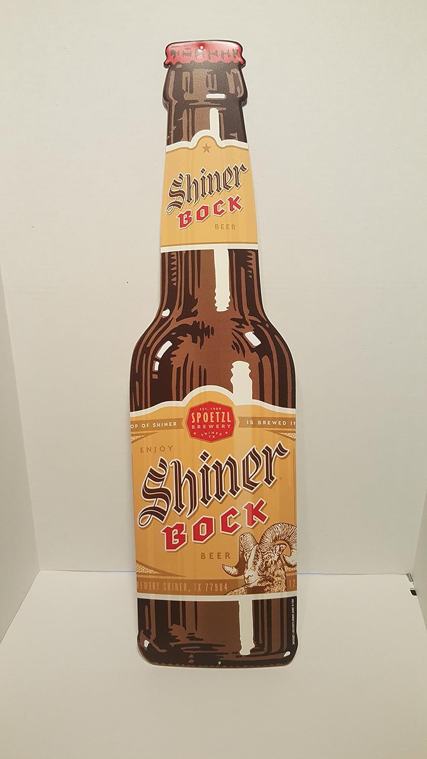 Amazon.com: Shiner Beer Giant Bottle - Pub Tacker Sign: Kitchen & Dining