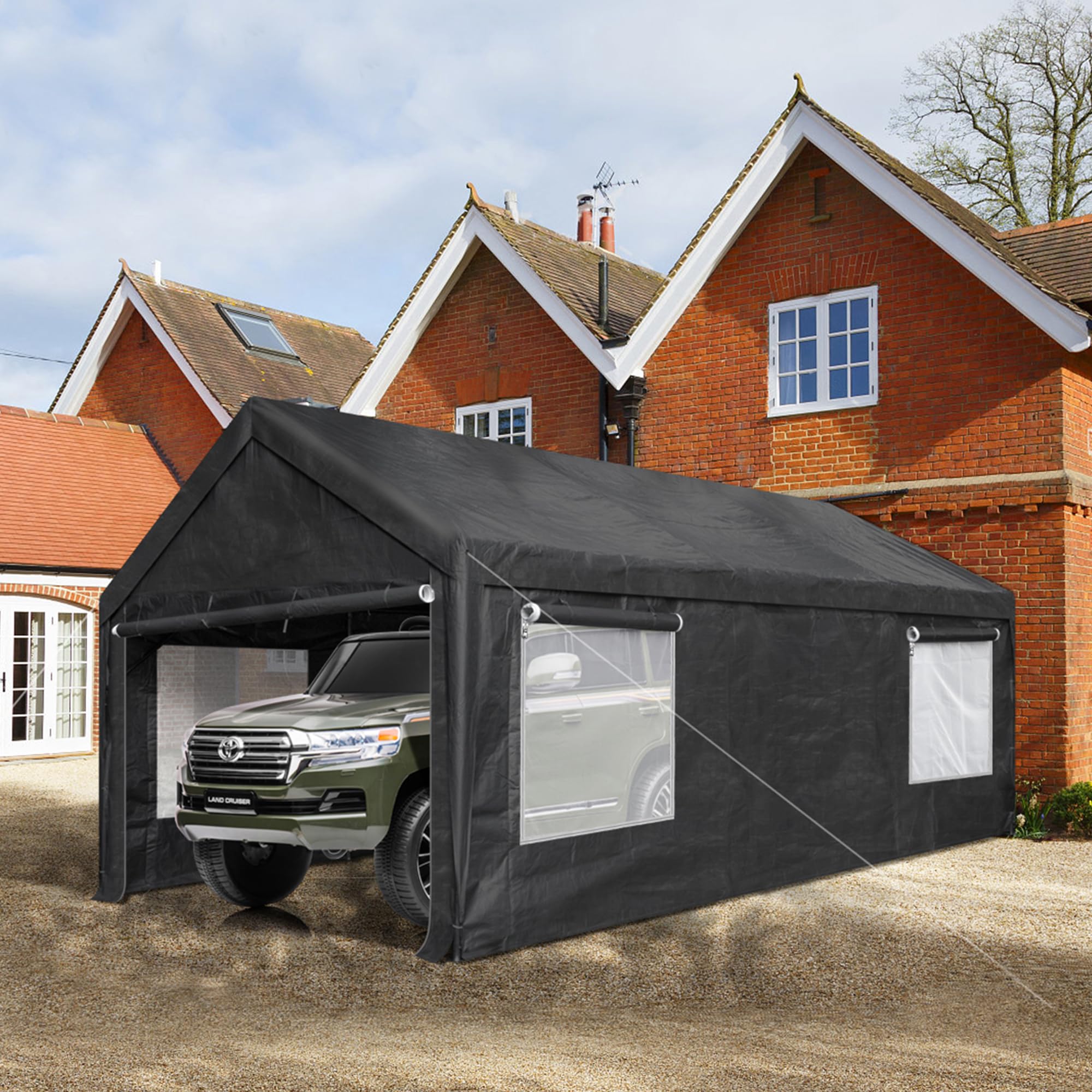 Mua VIVOHOME 10 x 20 Feet Carport, Heavy Duty Portable Garage with 4 ...