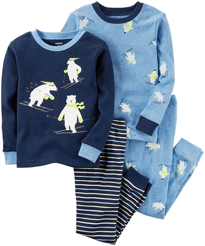 Amazon.com: Carter's Boys' 4 Pc Cotton 361g108: Clothing