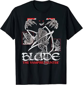 Amazon.com: Marvel Blade The Vampire Hunter 90s Comics T-Shirt: Clothing