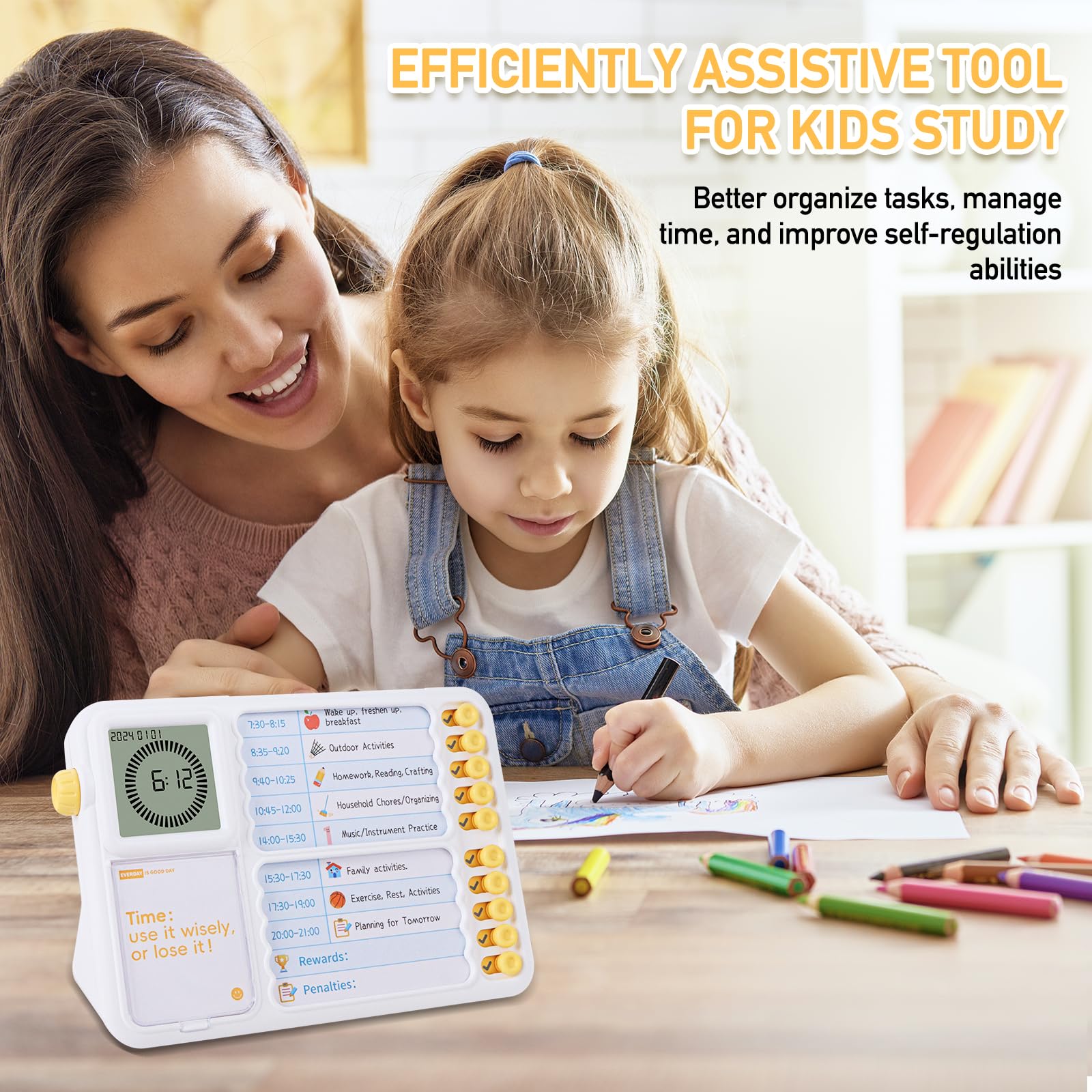 Mua Task Timer, Timer for Kids, Visual Schedule for Kids with Autism ...