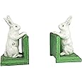 Amazon.com: Design Toscano SP1601 Bookworm Bunny Rabbits Cast Iron ...
