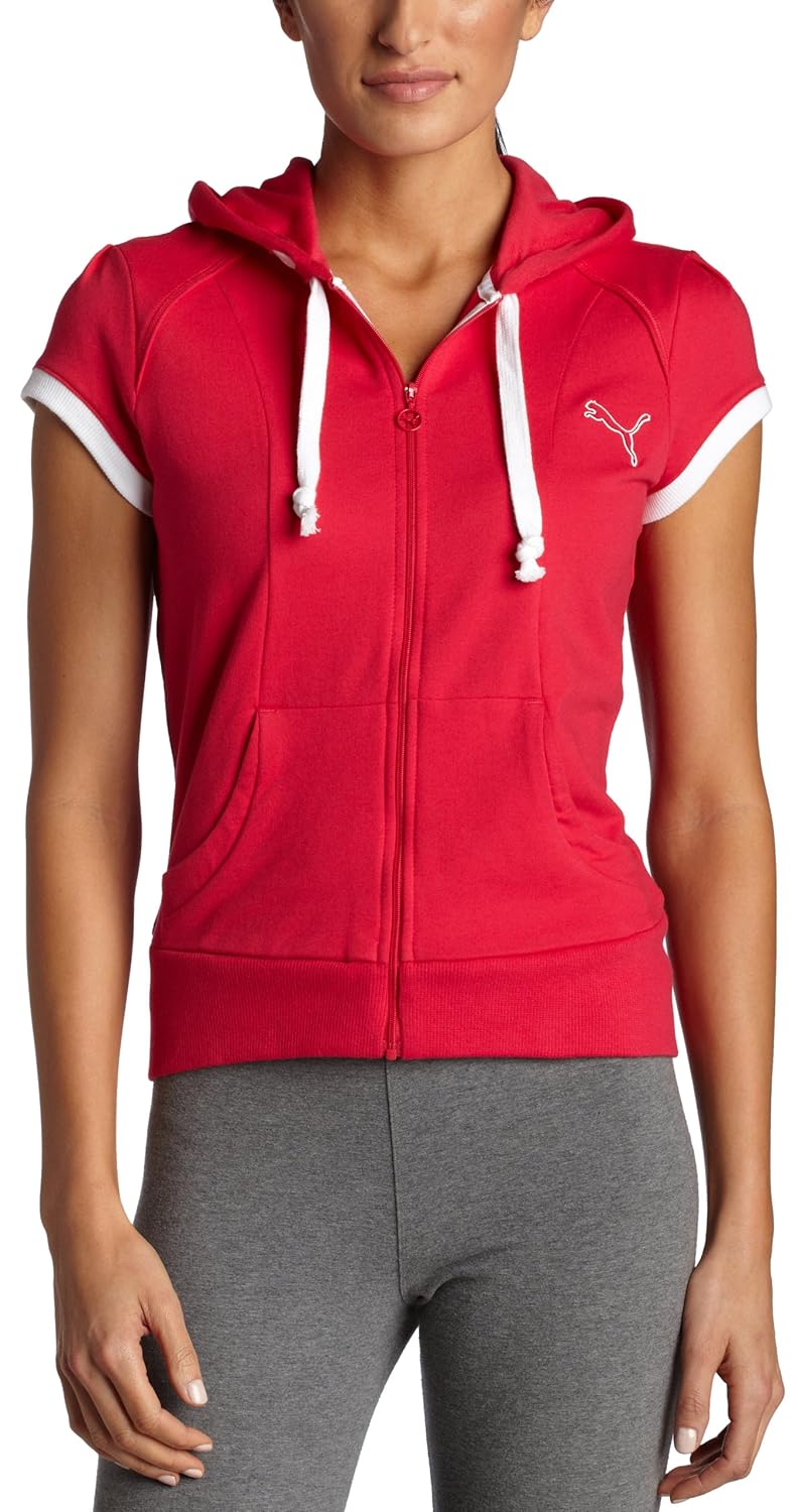 Buy PUMA Women's Hooded Sweat Jacket, Virtual Pink at Amazon.in