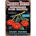 Amazon.com: LoMall 8 x 12 Metal Sign - Cherry Bomb Supercharged ...