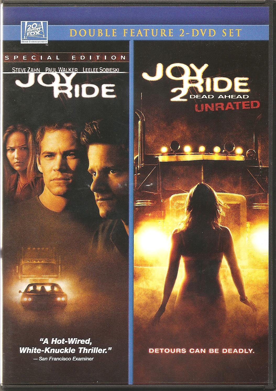 Amazon.com: Joy Ride / Joy Ride 2: Dead Ahead (Two-Pack): Steve Zahn ...