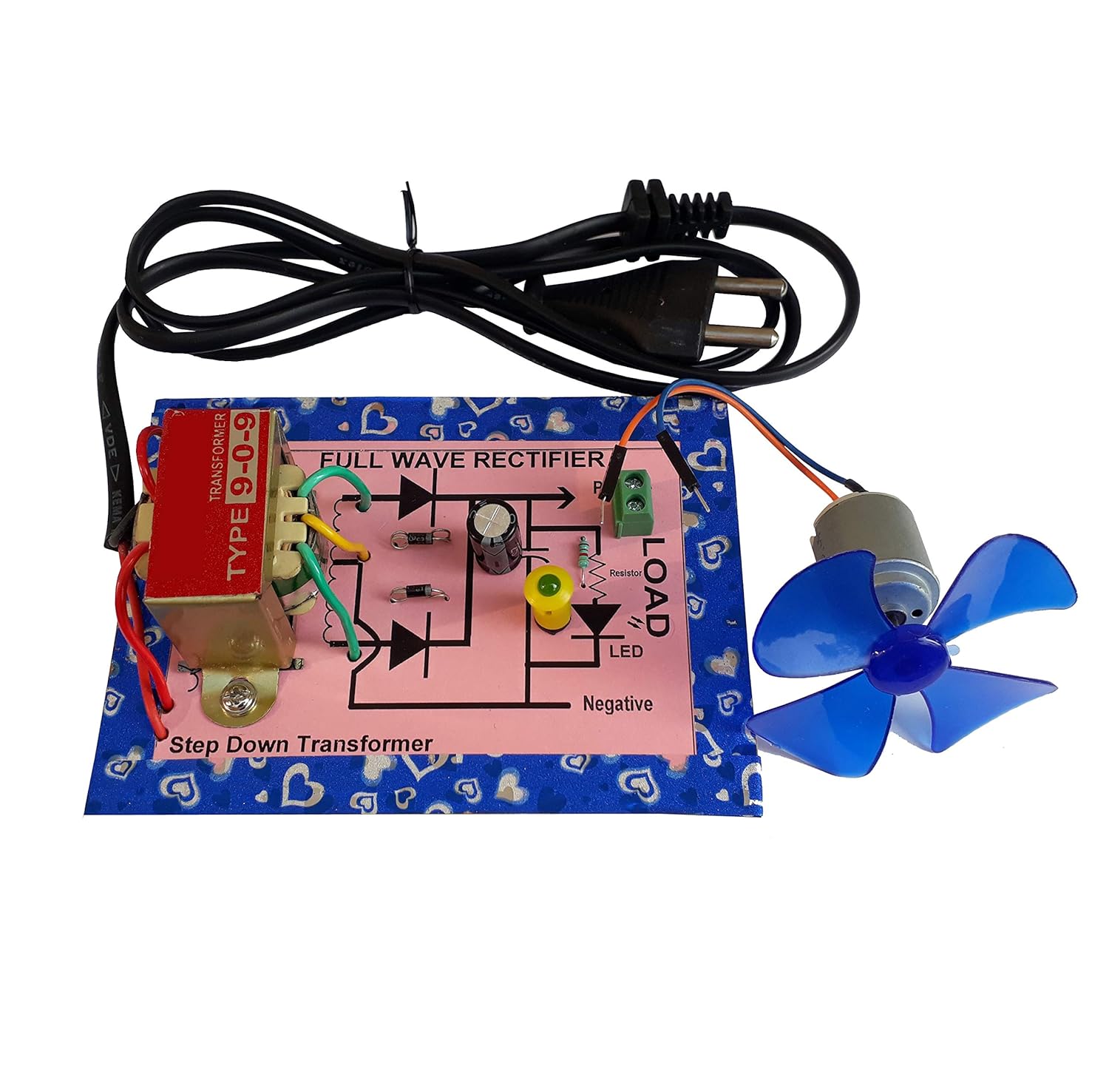 Buy Full Wave Rectifier Project and Free Motor and Fan Best Physics ...