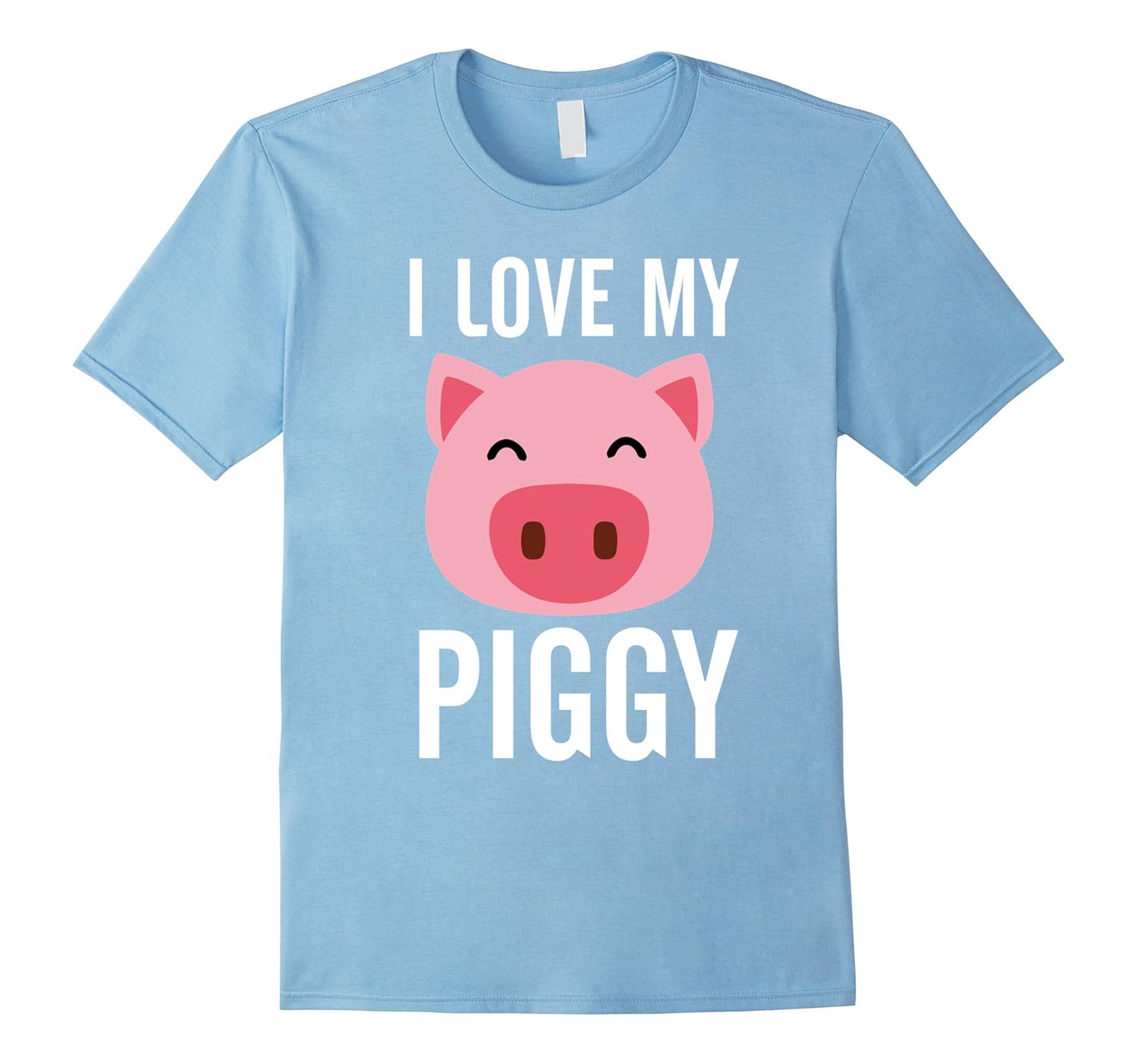 Funny Pig Piglet Piggish Tee I Love My Piggy Tshirt-PL – Polozatee