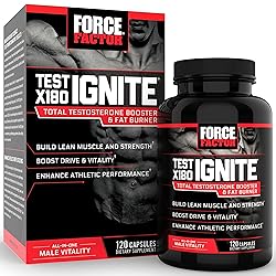 Force Factor Test X180 Ignite Total Testosterone Booster For Men With ...