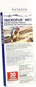 Amazon.com : Katadyn Micropur MP1 Purification Tablets (20 Tablets ...