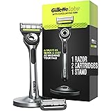 Amazon.com: Gillette Heated Mens Razor by GilletteLabs, Deluxe Starter ...