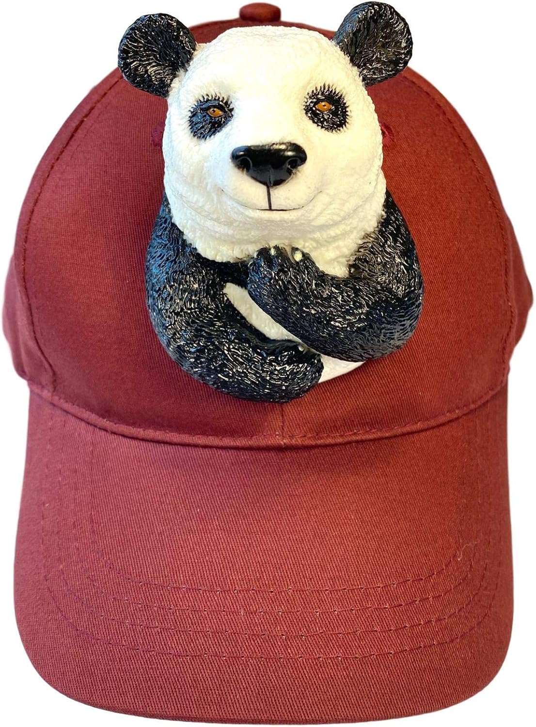 Animal Cap - Wine Red Panda Edition: Unique Adult Baseball Party Hat ...