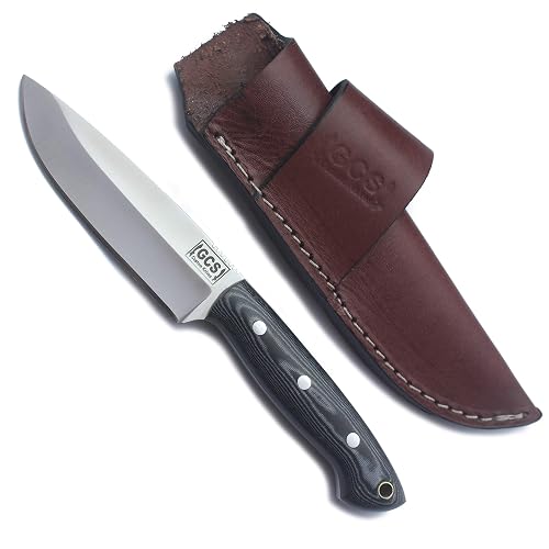 GCS Handmade Micarta Handle D2 Tool Steel Tactical Hunting Knife with ...