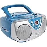 Amazon.com: PROSCAN SRCD243 Portable CD Player with AM/FM Radio ...