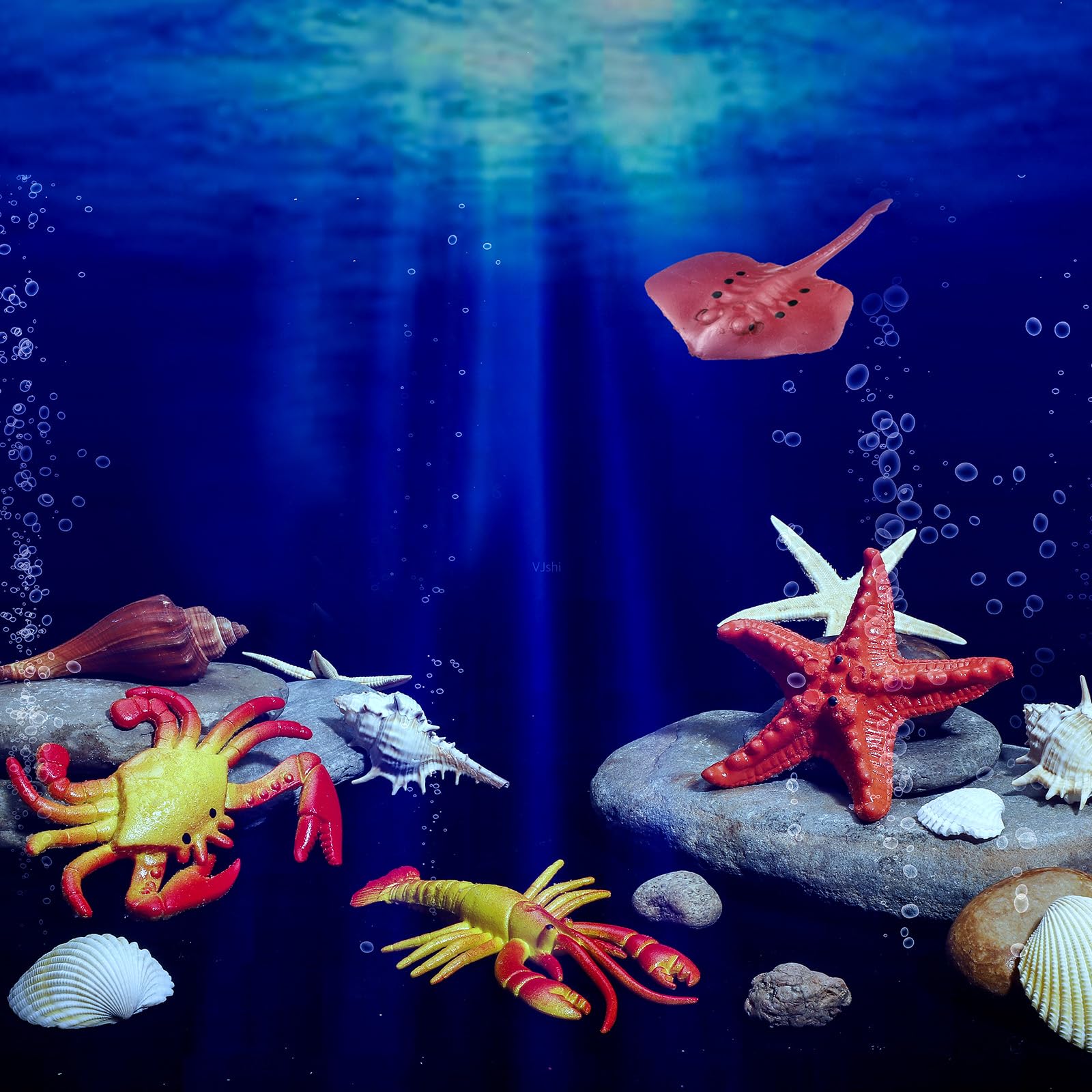 Mua Civaner 6 Pack Large Grow Ocean Sea Creatures Water Growing Toy for ...