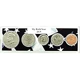 2016-5 Coin Birth Year Set in American Flag Holder Uncirculated at ...