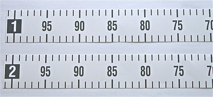 Amazon.com: Extra Wide Ruler – Adhesive Backed – 2 Inch Wide X 2 Meter ...