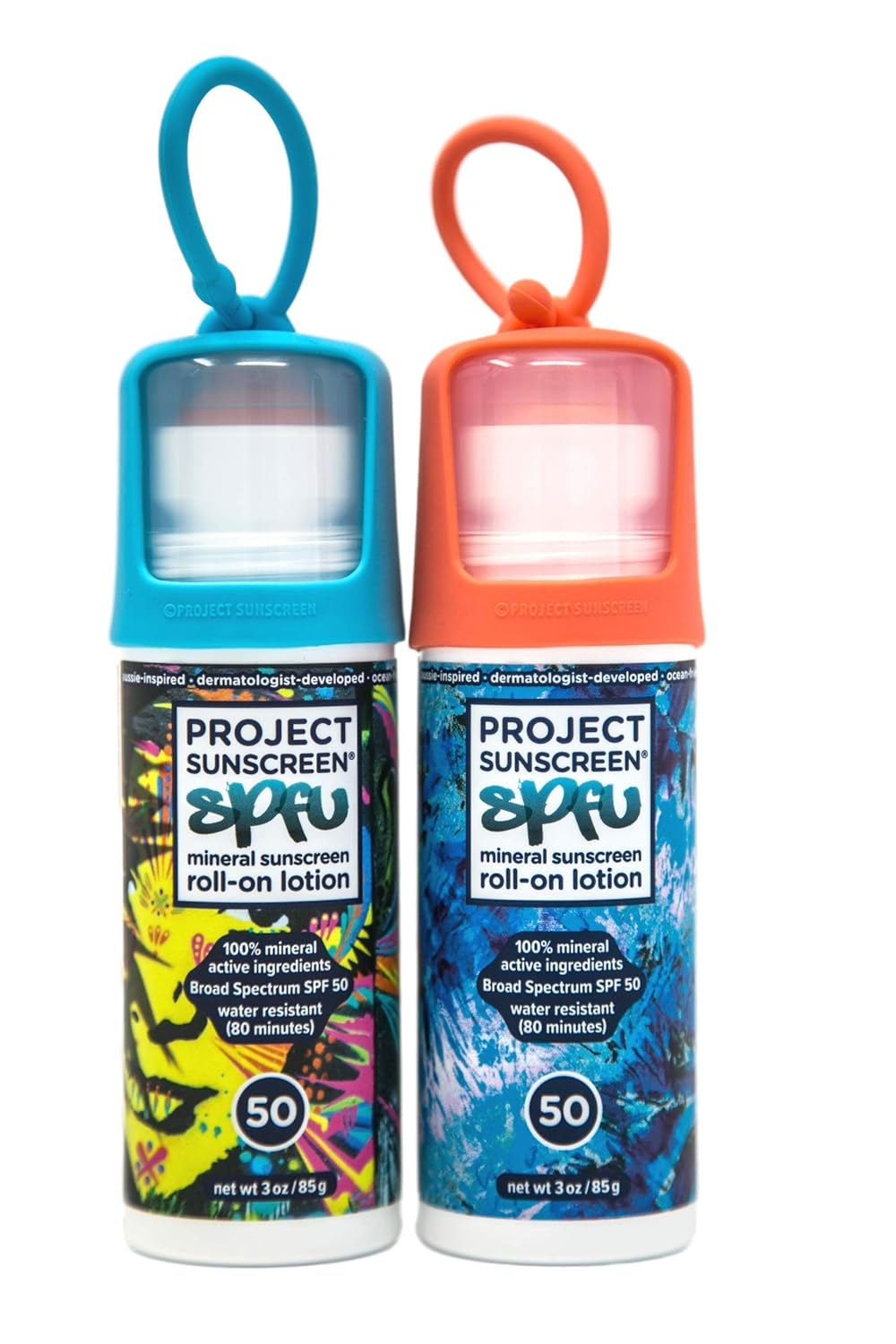 Amazon.com : Project Sunscreen Roll-On SPF 50 Sun Protection for Teens ...