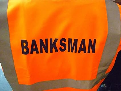 NewEar Orange HIGH Visibility Reflective BANKSMAN HI VIZ Vest Waistcoat ...