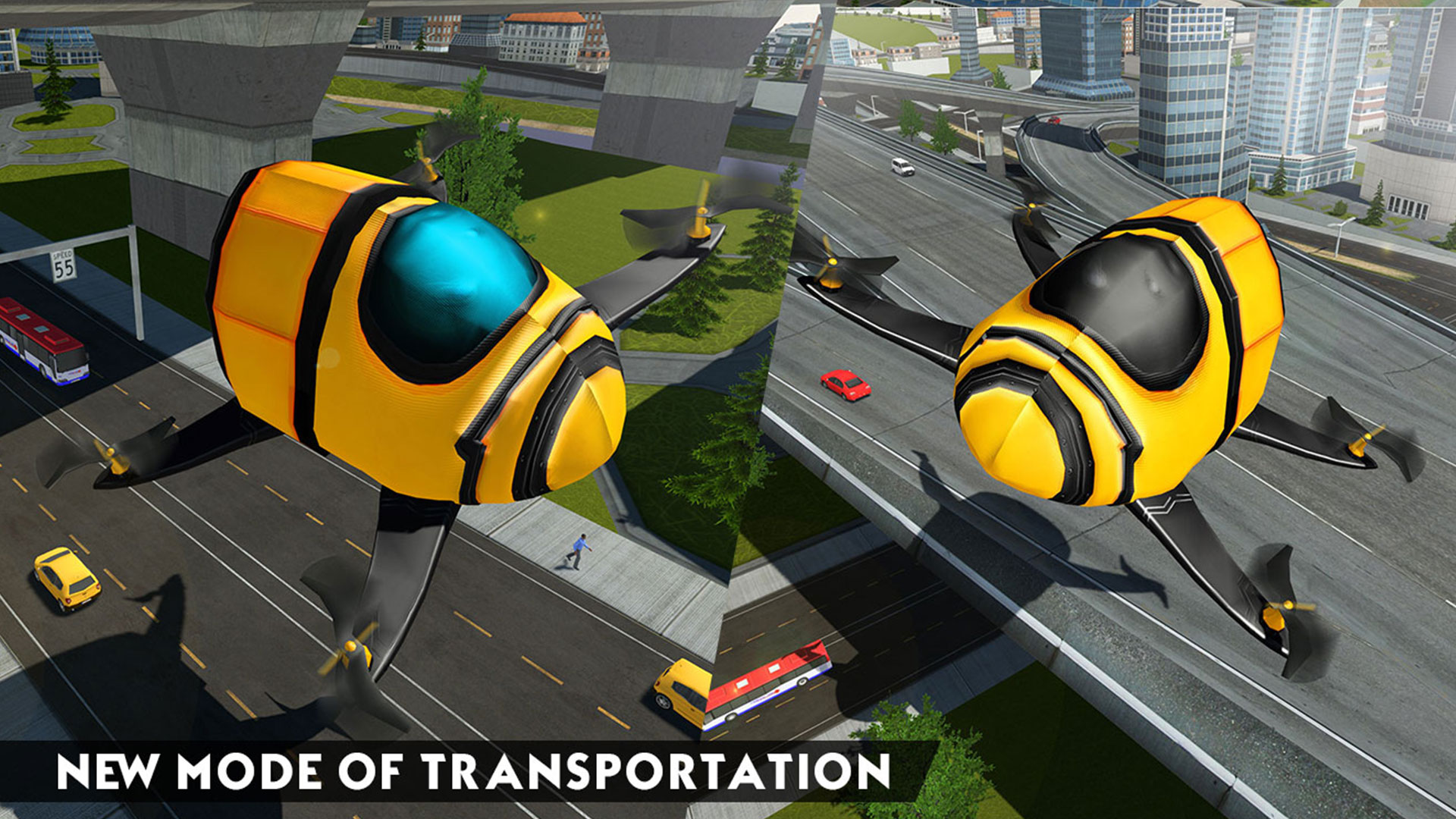Simulateur de taxi drone 2020:Amazon.fr:Appstore for Android