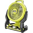 Amazon.com: RYOBI RF18-0 18V ONE+ Cordless 3-Speed Whisper Fan (Bare ...
