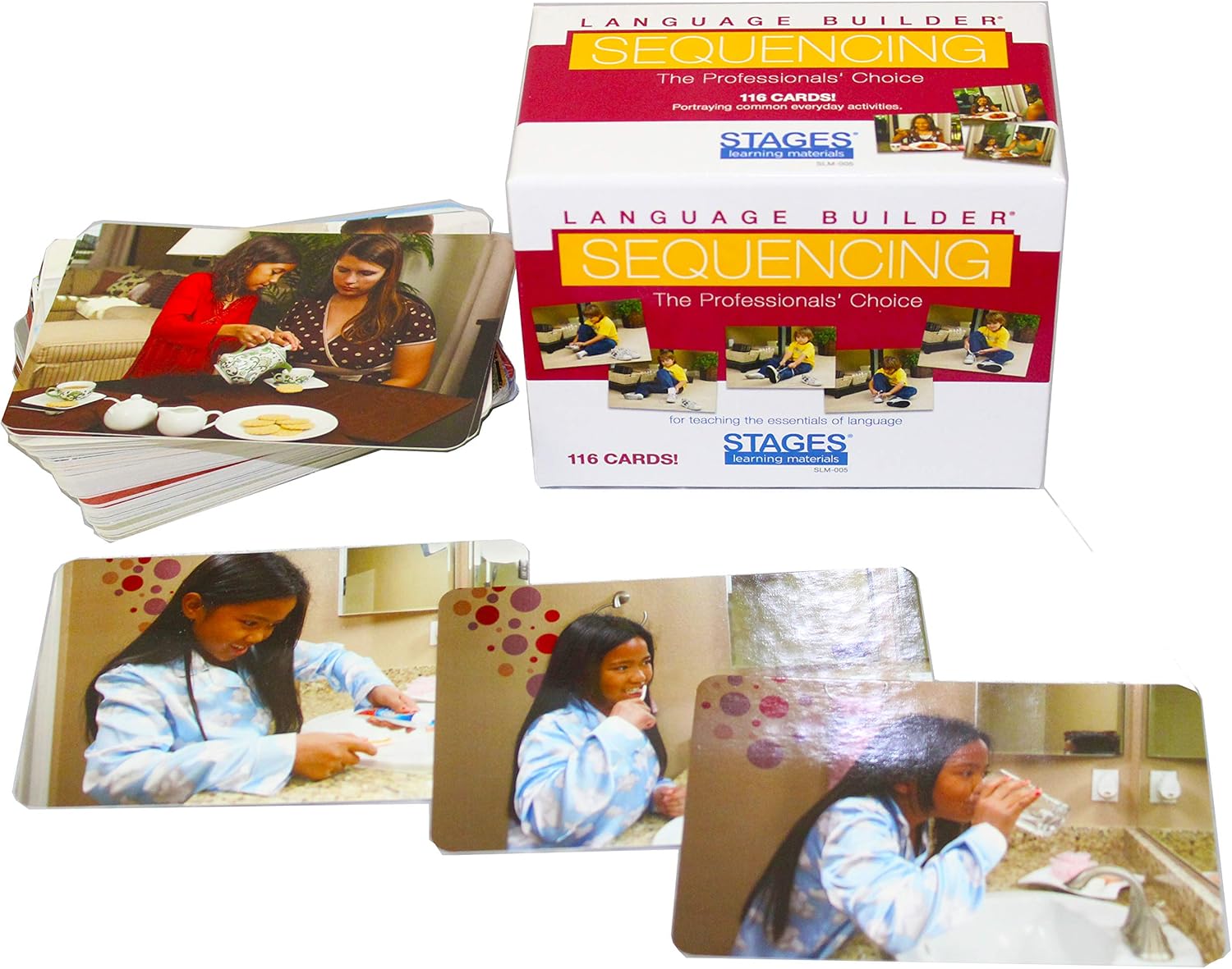 Stages Learning SLM005 Language Builder Sequencing Flash Cards Picture ...