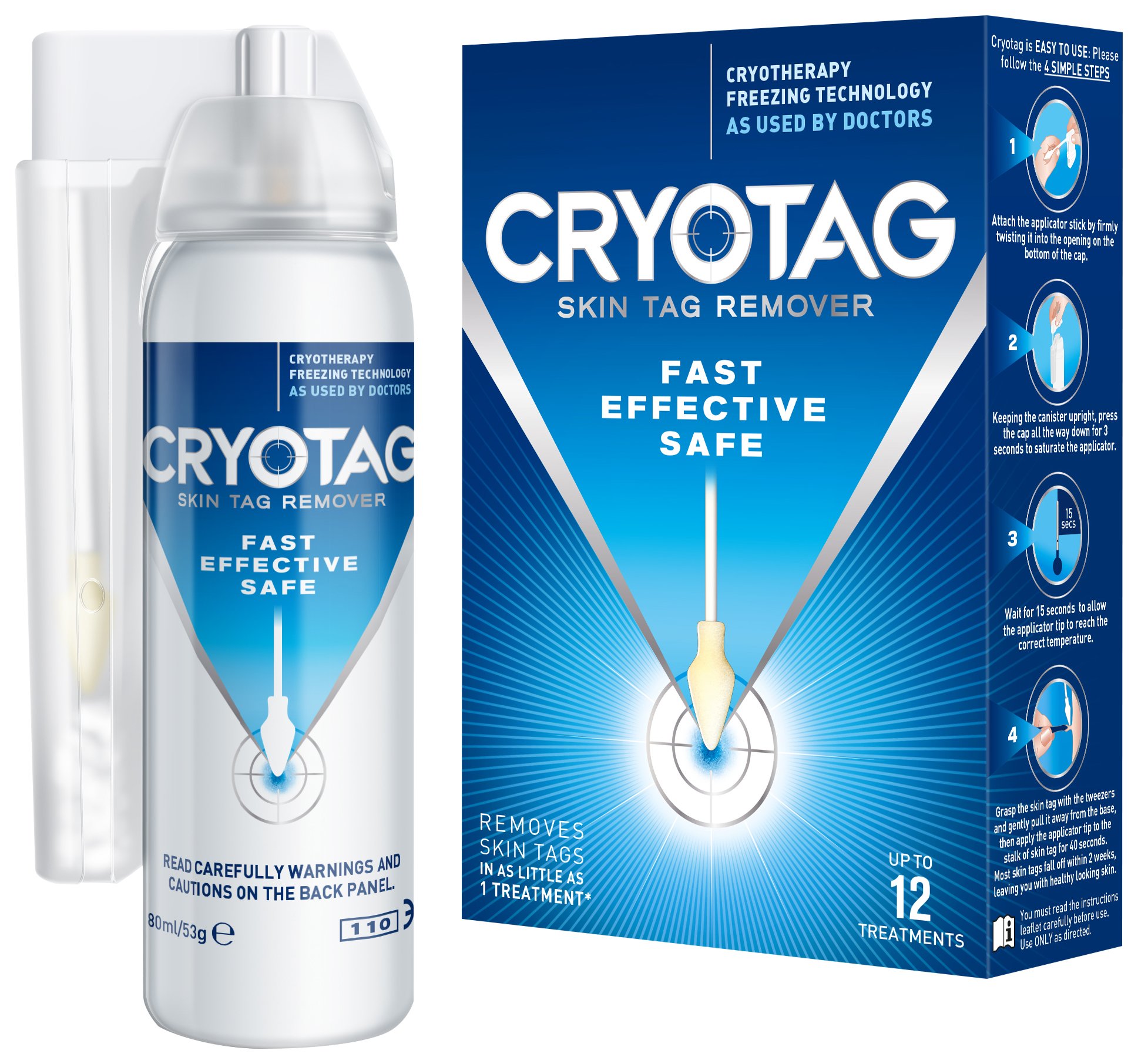 Cryotag Skin Tag Remover Fast Effective Safe Up To 12 Treatments Cryotag Skin Tag Remover Fast Effective Safe Up To 12 Treatments