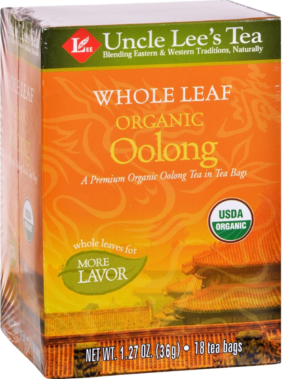 Amazon.com: Uncle Lee s Tea 100% Organic Oolong Tea Whole Leaf - Case ...