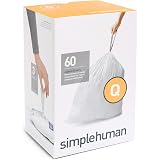 Amazon.com: simplehuman Code R Custom Fit Drawstring Trash Bags in ...