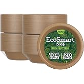 Amazon.com: Dixie EcoSmart 100% Recycled Fiber Paper Plates, 10 in, 144 ...