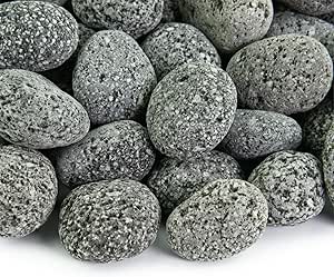 Amazon.com: Black 2 Inch - 4 Inch Fire Rock | Fireproof and Heatproof ...