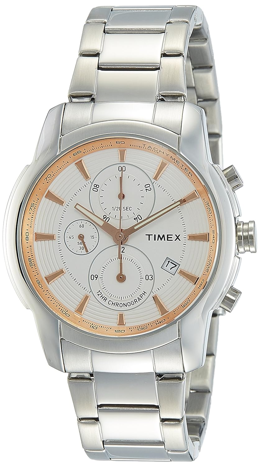 Buy Timex E-Class Analog Silver Dial Men's Watch - TW000Y501 at Amazon.in