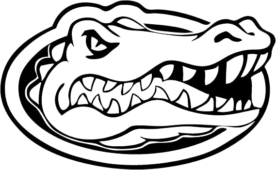 Florida Gators Logo Coloring Pages Sketch Coloring Page