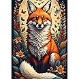 Amazon.com: SENQAO Fox Diamond Painting Kits for Adults, Full Round ...