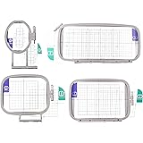 Amazon.com: YEQIN Embroidery Hoops 4 in 1 Set for Brother PE800 SE1900 ...