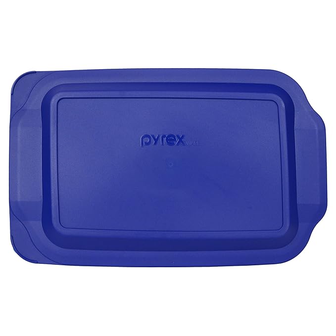 Pyrex 3 Quart 9" x 13" Blue Rectangular Plastic Lid 233-PC for Glass ...