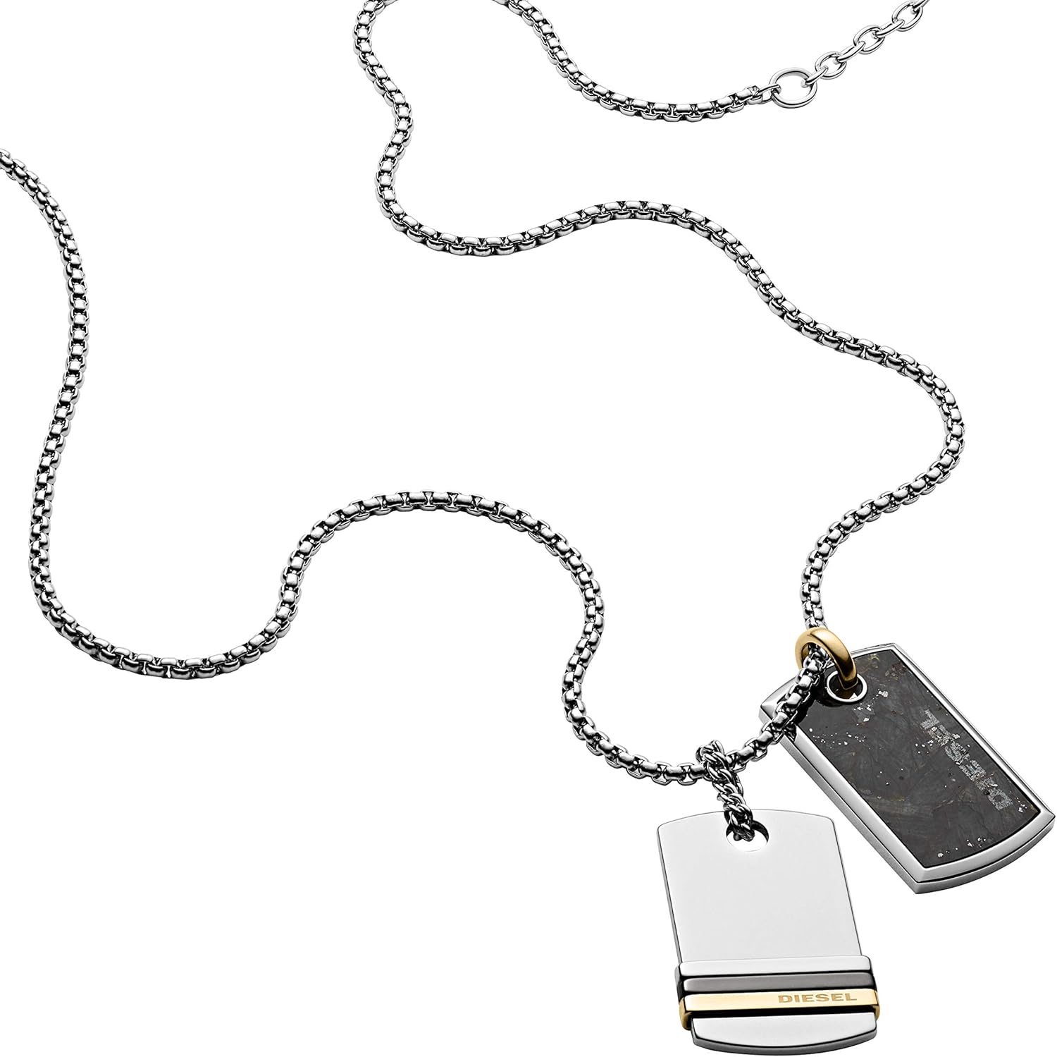 Diesel Homme Collier DX1189040: Amazon.fr: Bijoux