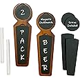 Amazon.com: Beer Tap Handle Set of 2 - Magnetic Chalkboard Beer Tap ...