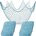 Amazon.com: 2 Pcs Fish Net Decorative 80 x 40 Inch, Wall Hanging ...
