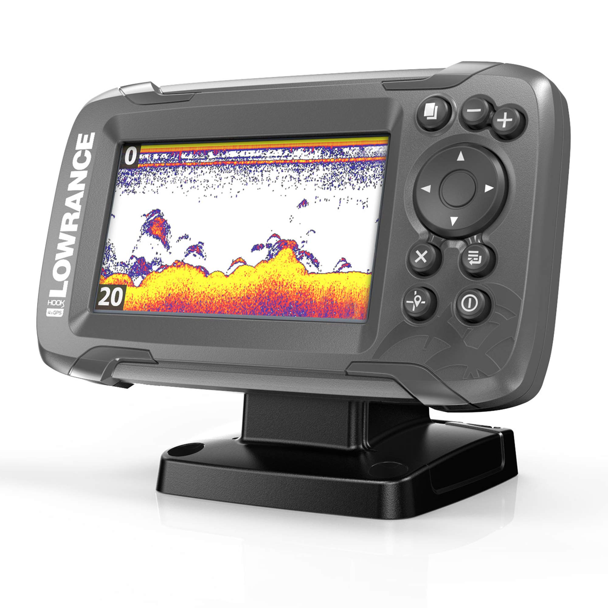 Galleon - Lowrance HOOK2 4X - 4-inch Fish Finder With Transducer And GPS