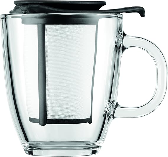 Bodum - K11239-01 - Yo-Yo - Set Mug Infuseur Individuel en Verre Trempé ...