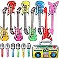 Amazon.com: BBTO 15 Pcs Inflatable Rock Star Toy Set Party Props ...