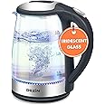 Amazon.com: Dezin Electric Kettle, 2L Electric Water Heater, Glass Electric Tea Kettle, 304 ...