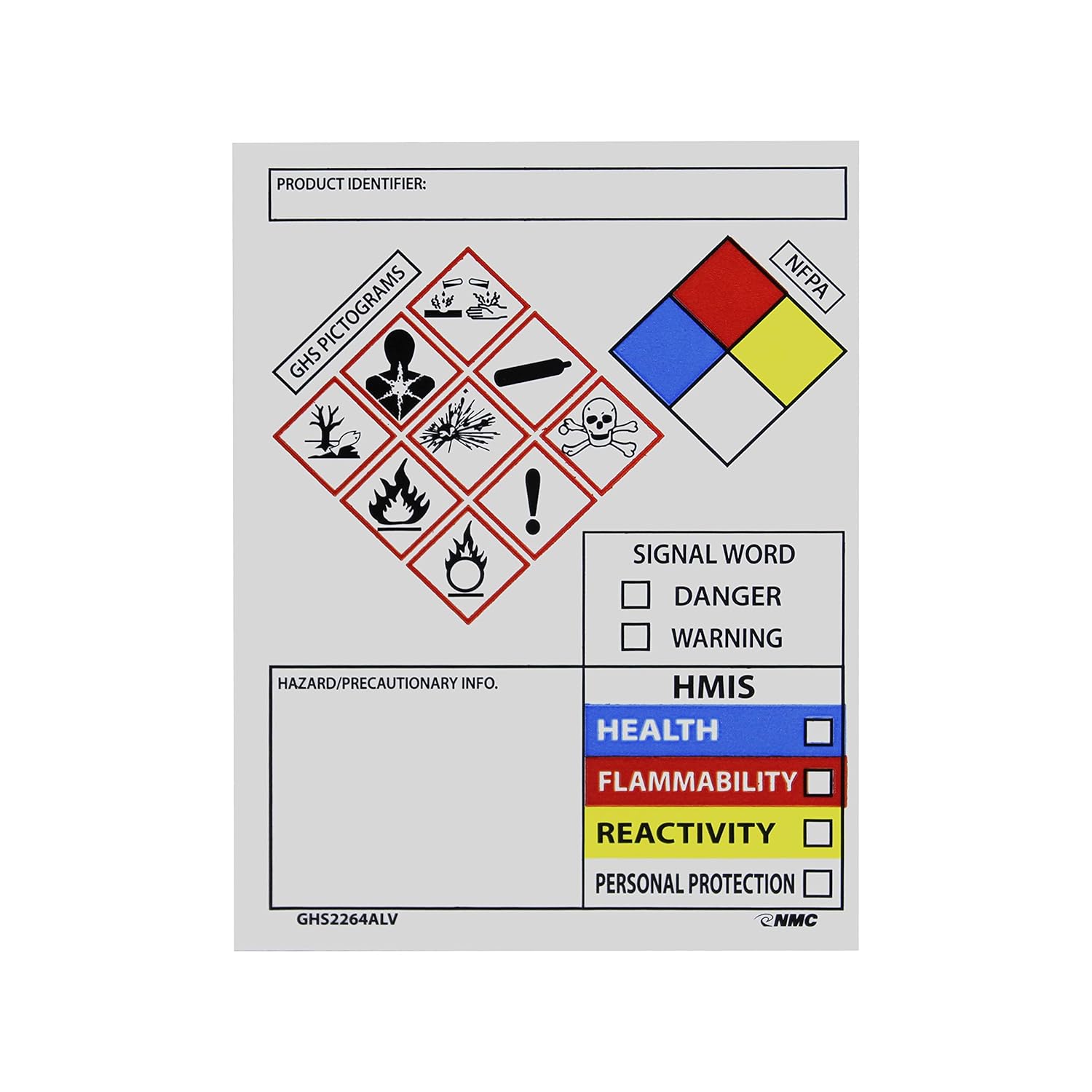 Free Printable Osha Secondary Container Label Template