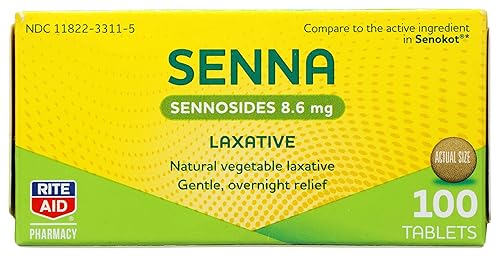Rite Aid Senna-Lax, Tablets - 100 ea in Oman | Whizz Laxatives