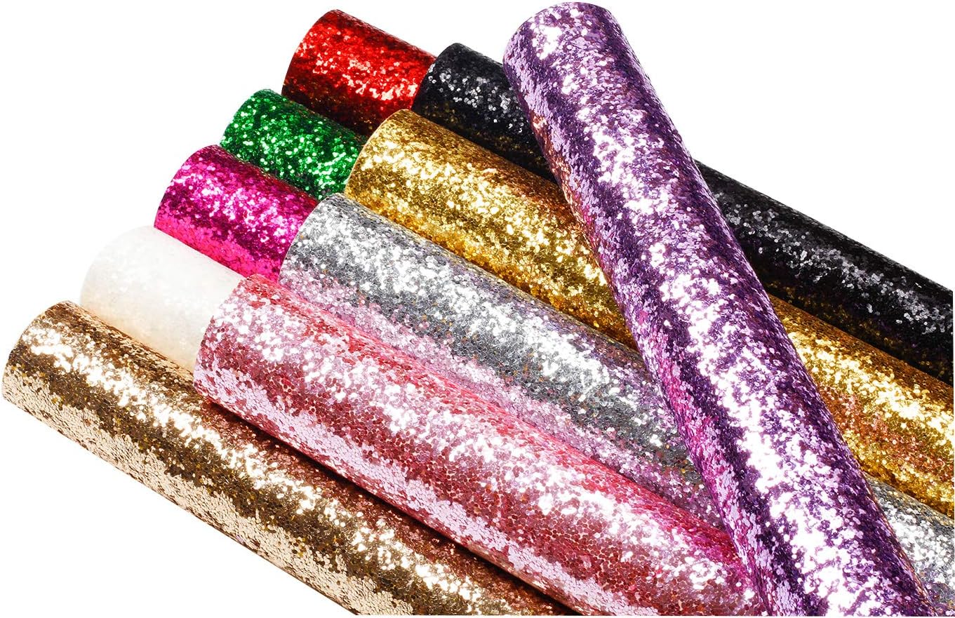 Fine Glitter Rainbow Sheet Print Sheet Faux Canvas Leather Fabric Sheet fine-glitter-rainbow-sheet-print-sheet-faux-canvas-leather-fabric-sheet