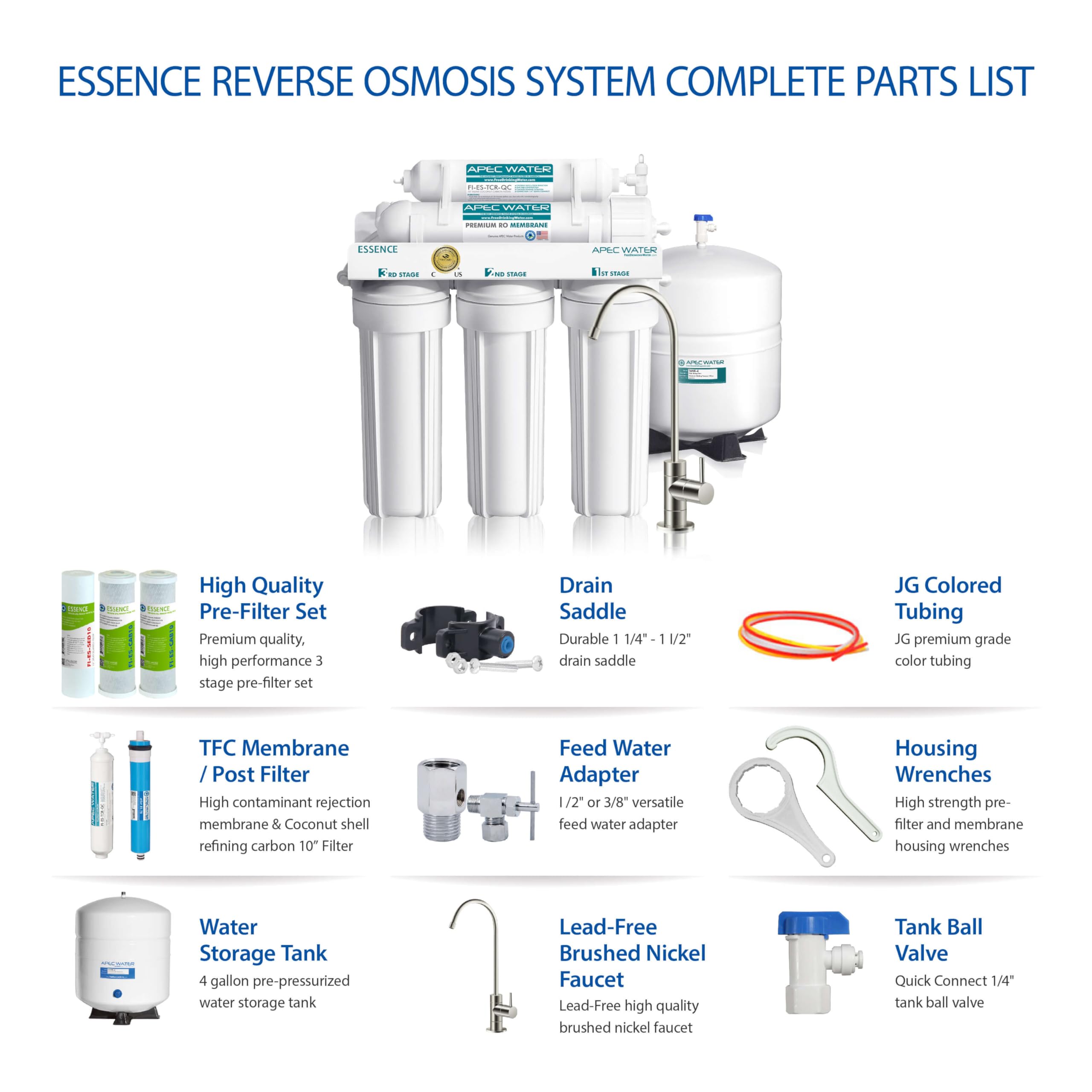 Mua APEC Water Systems ROES-50 Essence Series Top Tier 5-Stage WQA ...